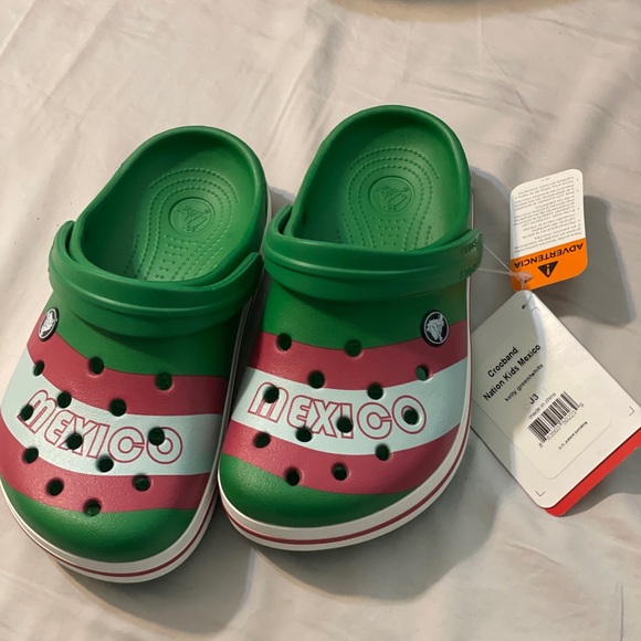 CROCS | Shoes | Crocband Nation Mexico Crocs Rare J3 | Poshmark